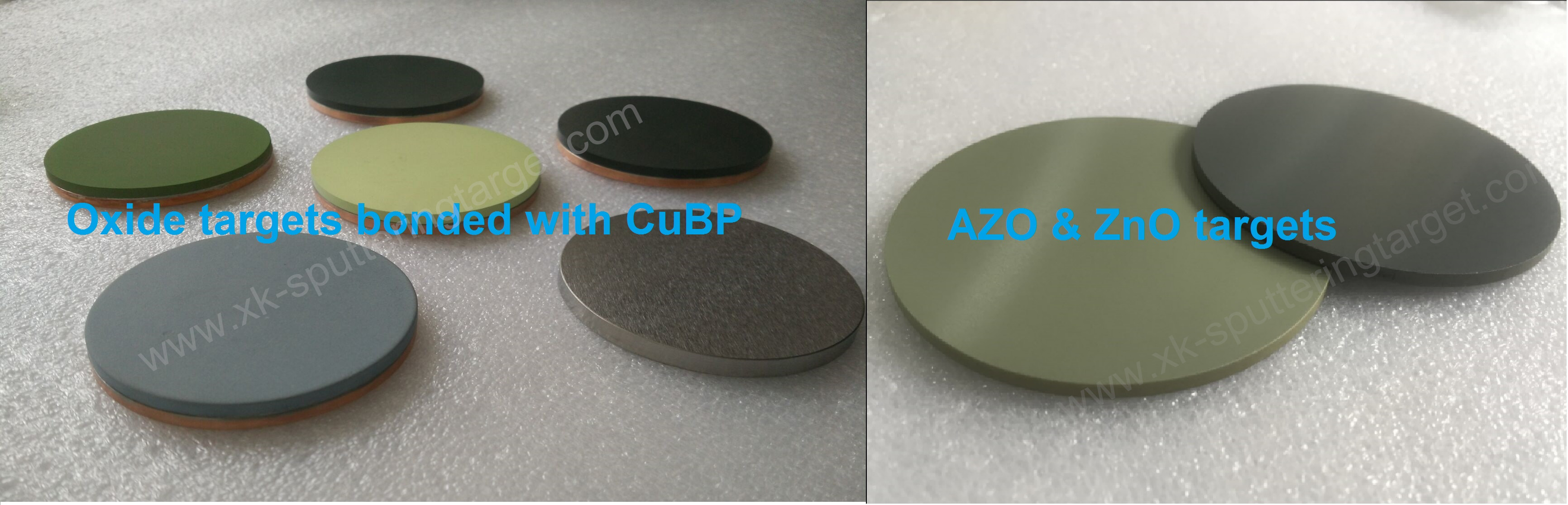 XK supply high quality Al2O3, SiO2, Si3N4, SiC, Nb2Ox, TiOx, ITO, AZO ...